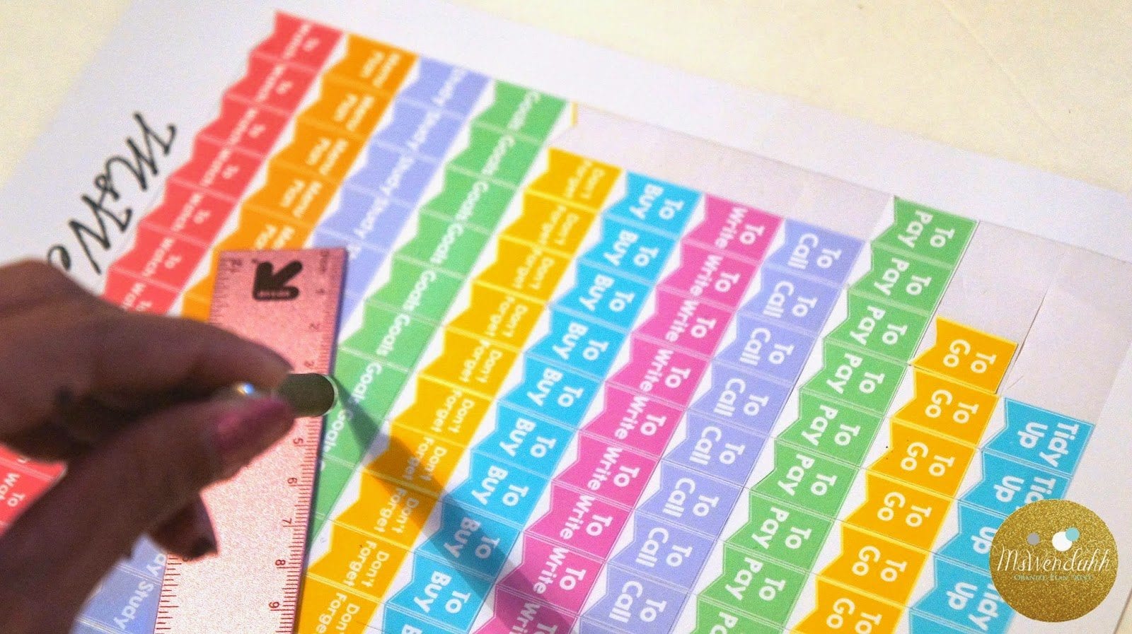 How to Make Kiss Cut Stickers Without a Machine! | Wendaful Planning