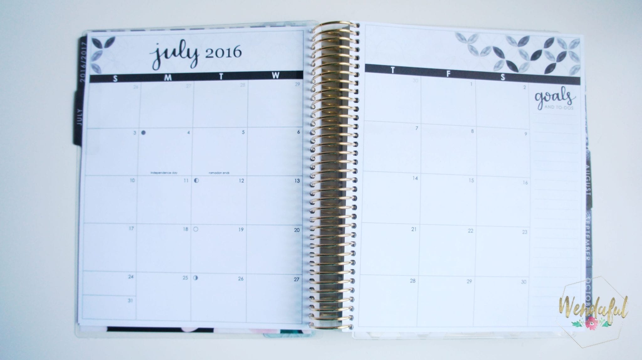 New 2016-2017 Erin Condren Neutral Planner | Wendaful Planning